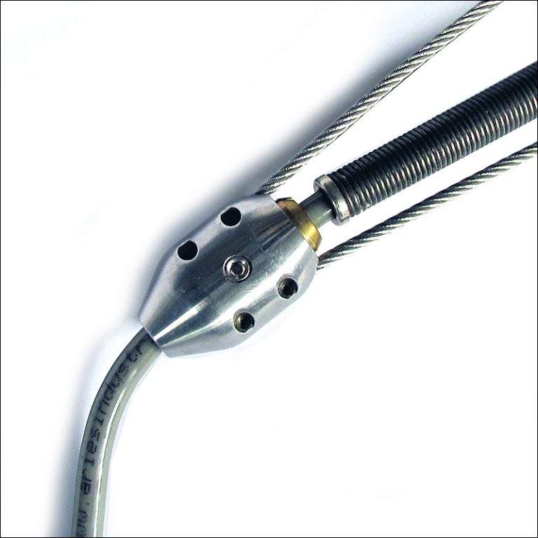 PIPE CRAWLER CABLE PULLING ATTACHMENT